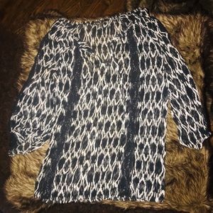 Express | Tops | Cute Patterned Express Top Size Xs | Poshmark
